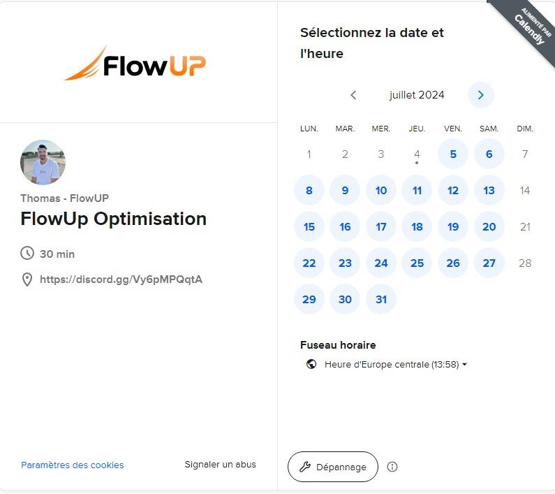 FlowUP Optimisation PC